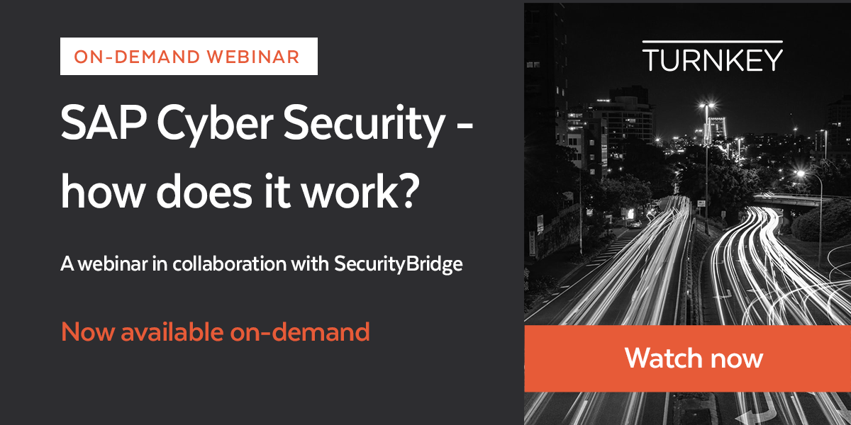 [WEBINAR] SAP Cyber Security - how does it work?