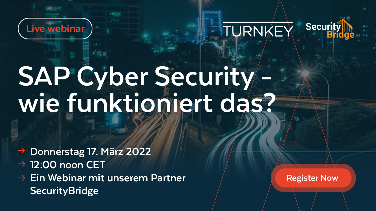 [WEBINAR] SAP Cyber Security - wie funktioniert das?