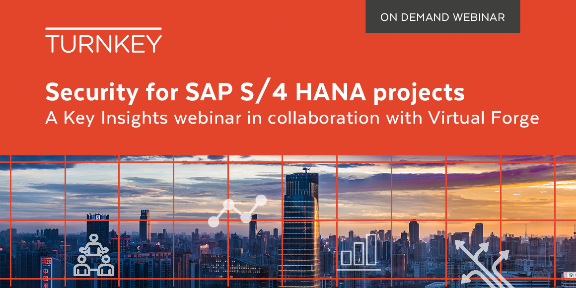 On Demand Webinar: Security for SAP S/4 HANA Projects