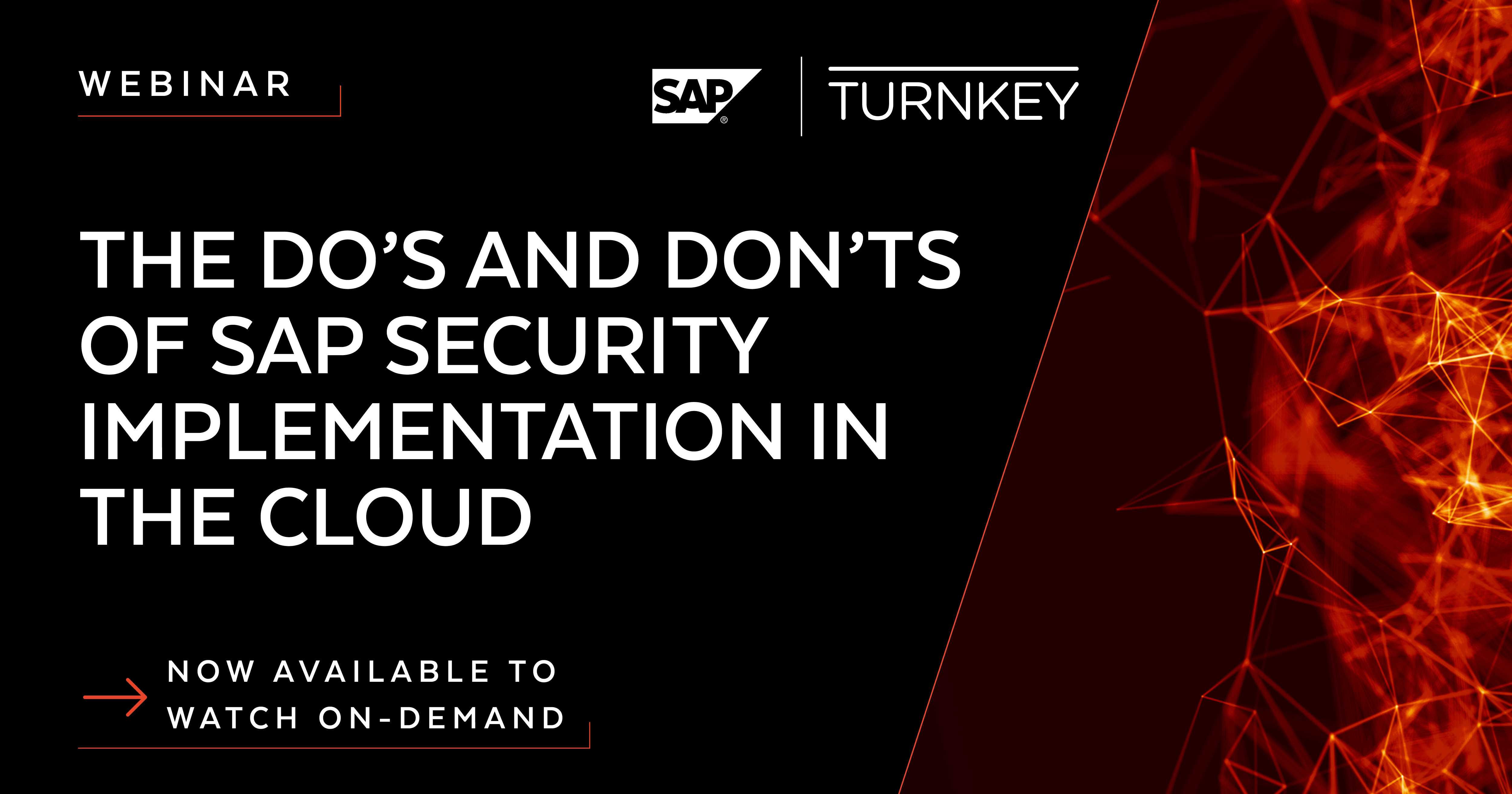 The do's and don'ts of SAP security implementation in the cloud